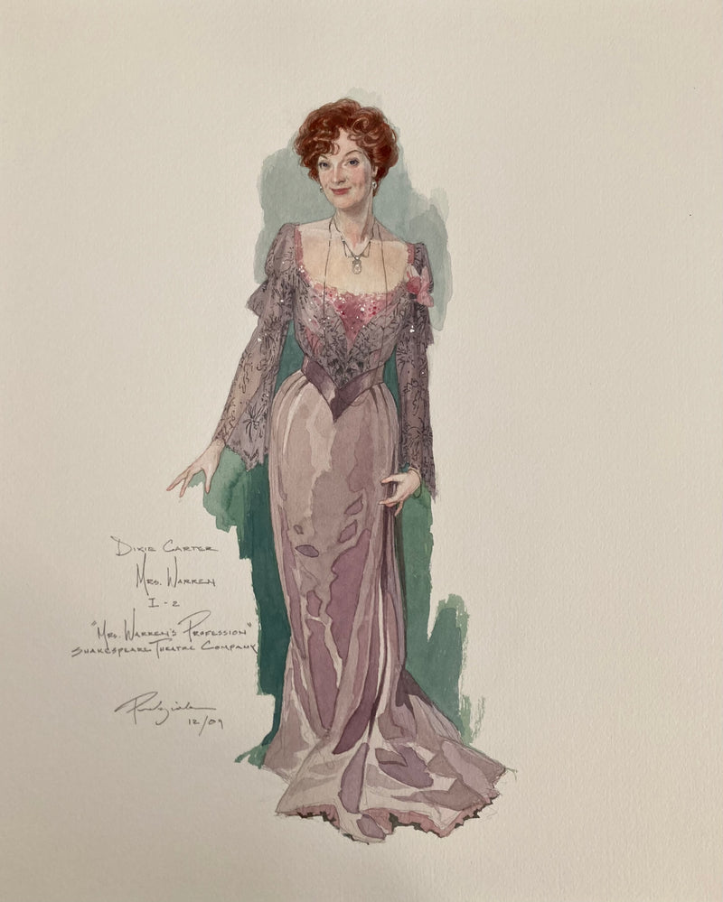 AN IDEAL HUSBAND -Mrs, Cheveley Costume Sketch by Robert Perdziola ...