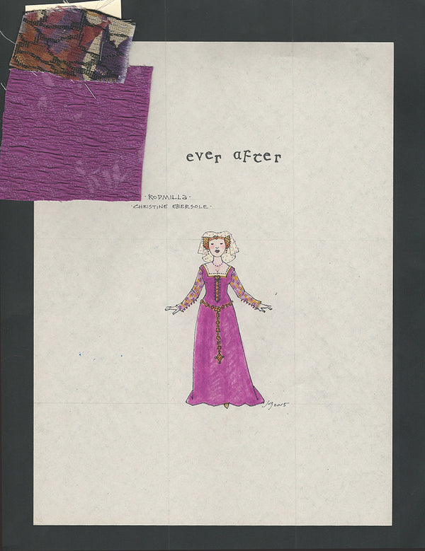 EVER AFTER - Christine Ebersole as 'Rodmilla' Original Sketch by Jess ...