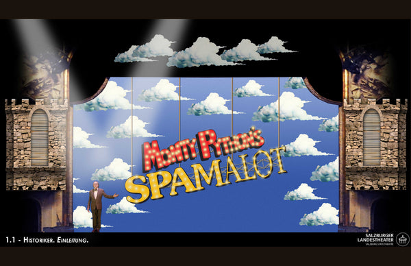 "Spamalot" Introduction Scenic Sketch By Court Watson - Broadway Design ...