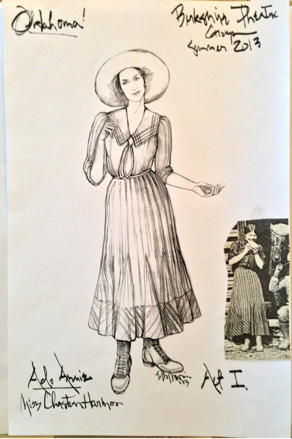 "Oklahoma" Ado Annie Costume Design By David Murin - Broadway Design ...